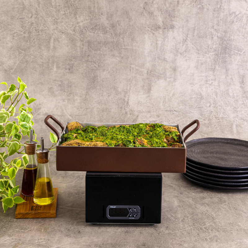 Vintage Travessa Retangular 30x20x6cm Cor Aço Corten - Pinheirense